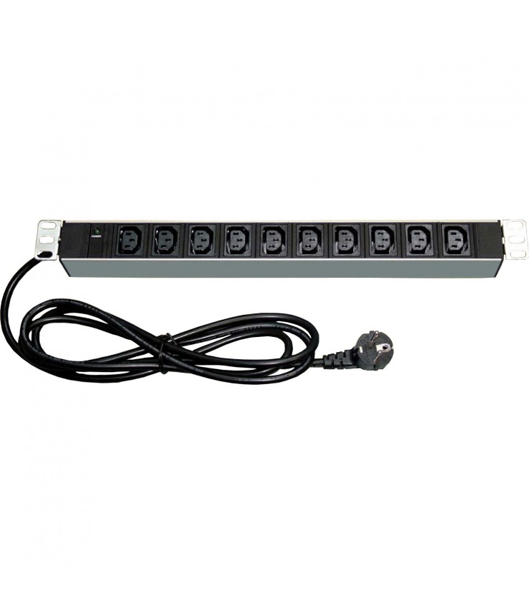 reglette 10 prises IEC C13; bandeau d'alimentation rackable, PDU ...