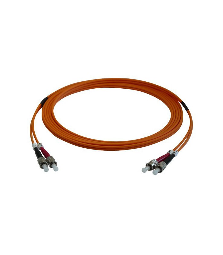 Fibre optique Duplex ST/ST OM1 Multimode 62,5/125 LSOH orange 0.50 ...